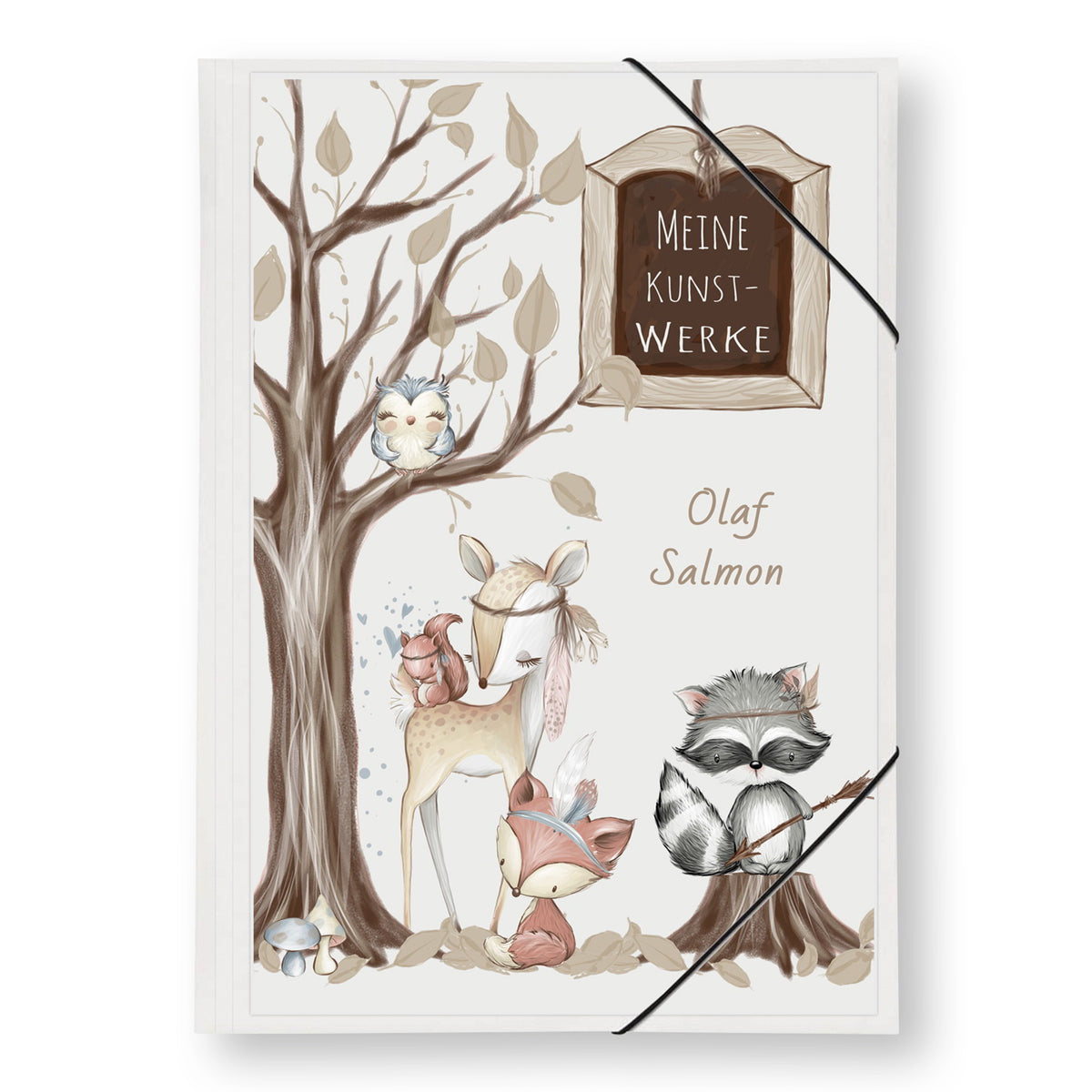 Zeichen- & Sammelmappen Kustwerke Safari Tiere | hier im Stammbuchshop