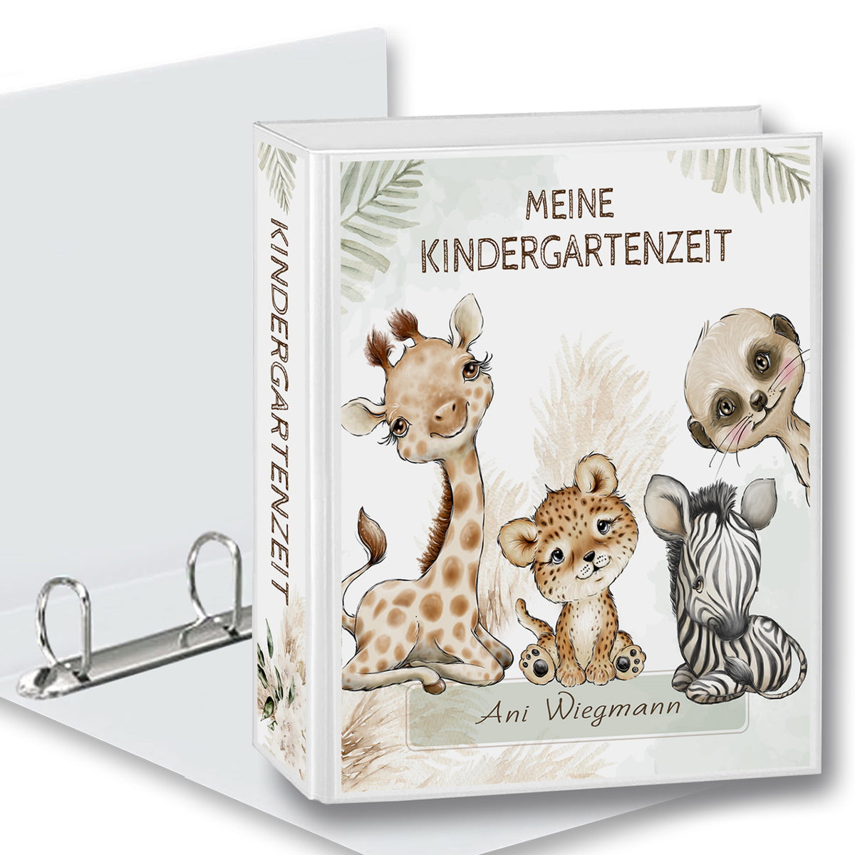 Kindergarten Ordner Portfolio Safaro | Safari Stammbuchshop